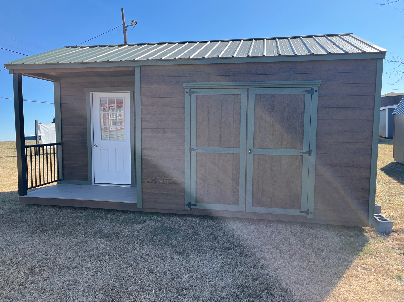 A-Frame Side Porch – Pine View Buildings