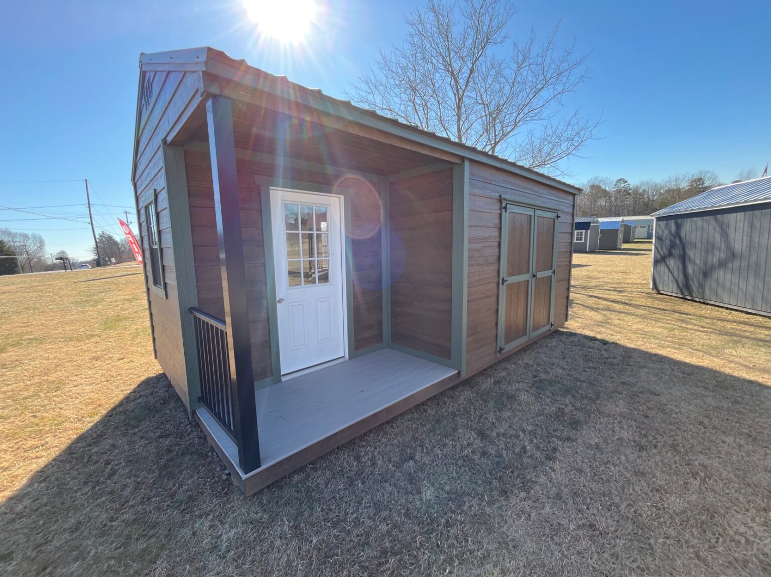 A-Frame Side Porch – Pine View Buildings