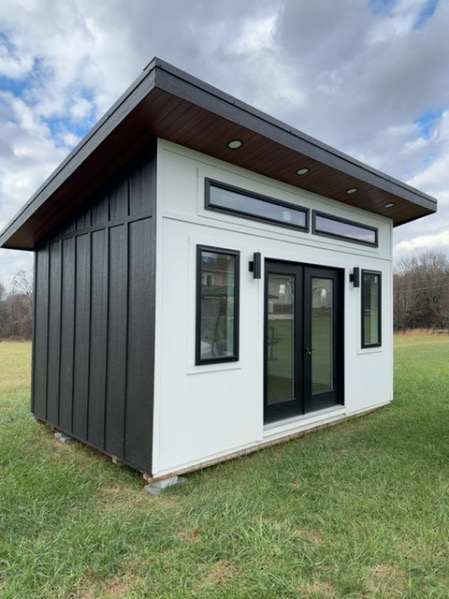 10×16 Studio Storage Shed for sale in Mount Airy, NC – SN 051157 – Pine View Buildings